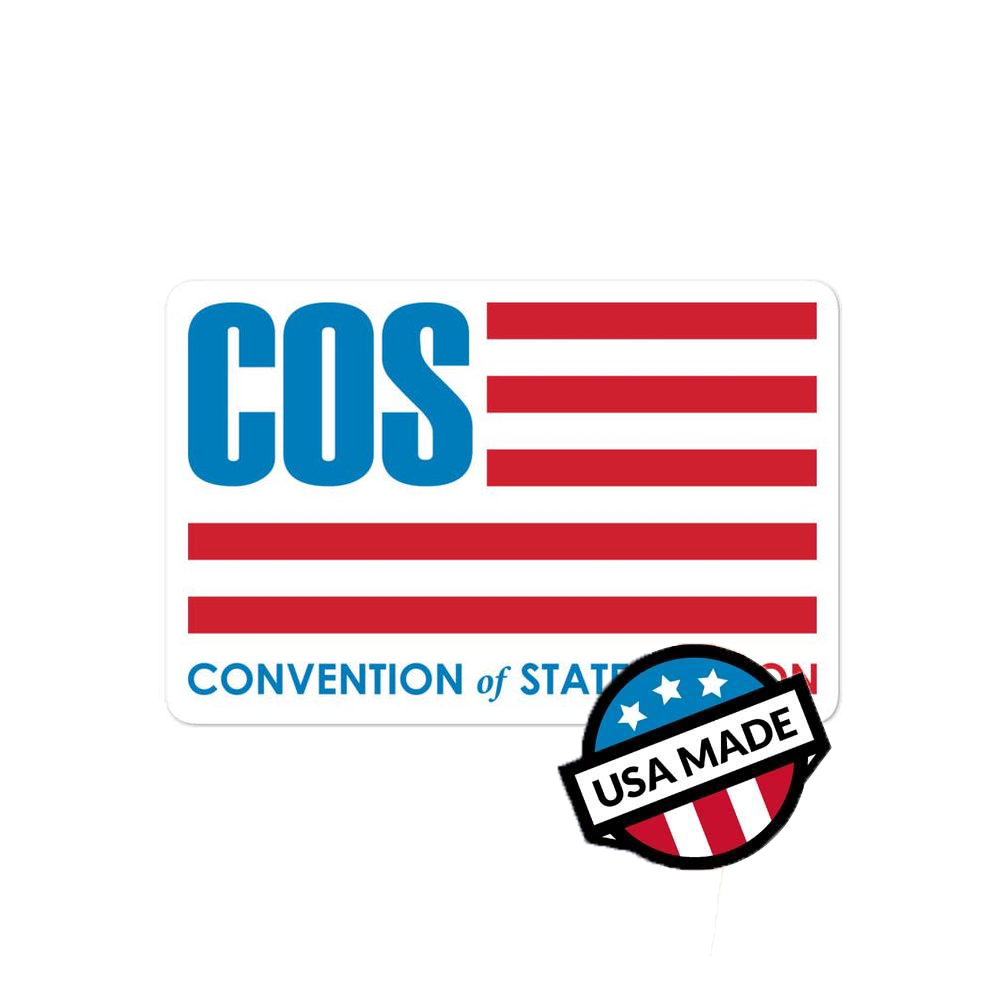 COS Logo Sticker – Article V Outfitters