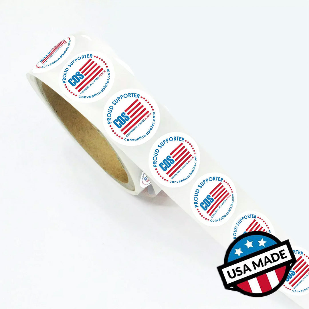 Proud Supporter Sticker Rolls - 100 Stickers – Article V Outfitters